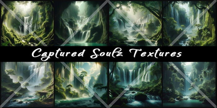 Second Life Marketplace - [CS] JUNGLE WATERFALLS PACK A